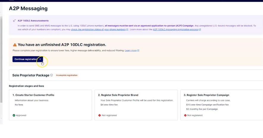 Twilio 10 DLC Registration Step by Step Process – AgentLocator